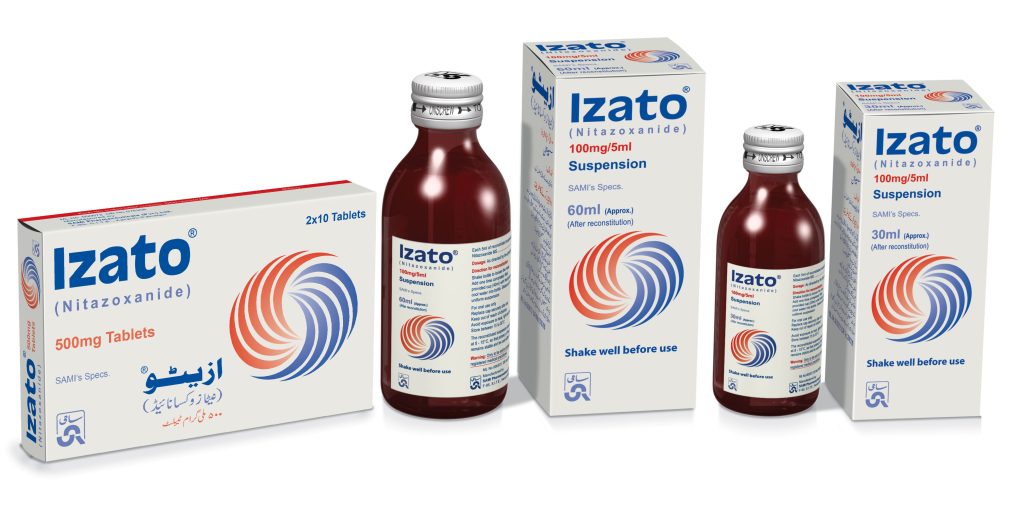 Izato (Nitazoxanide) - SAMI Pharmaceuticals (Pvt.) Ltd.